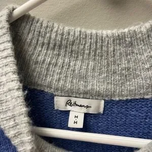 Reitmans | Sweaters | Reitmans Womens Colour Blocking Knit Sweater ...